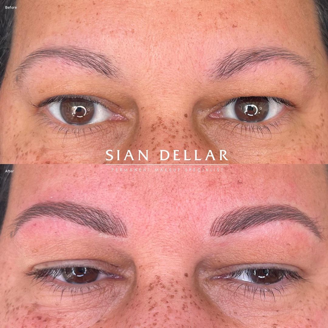 Combination brows for that neat defined look - Sian Dellar
