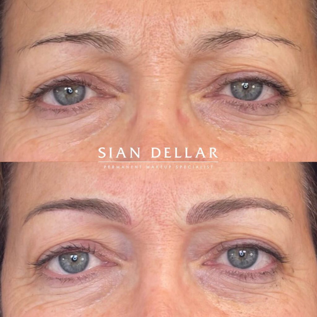 Microblading natural looking brows - Sian Dellar