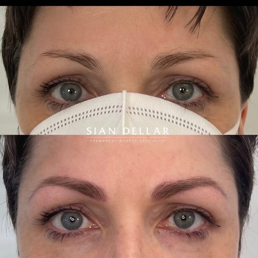 Microblading for full natural-looking brows - Sian Dellar