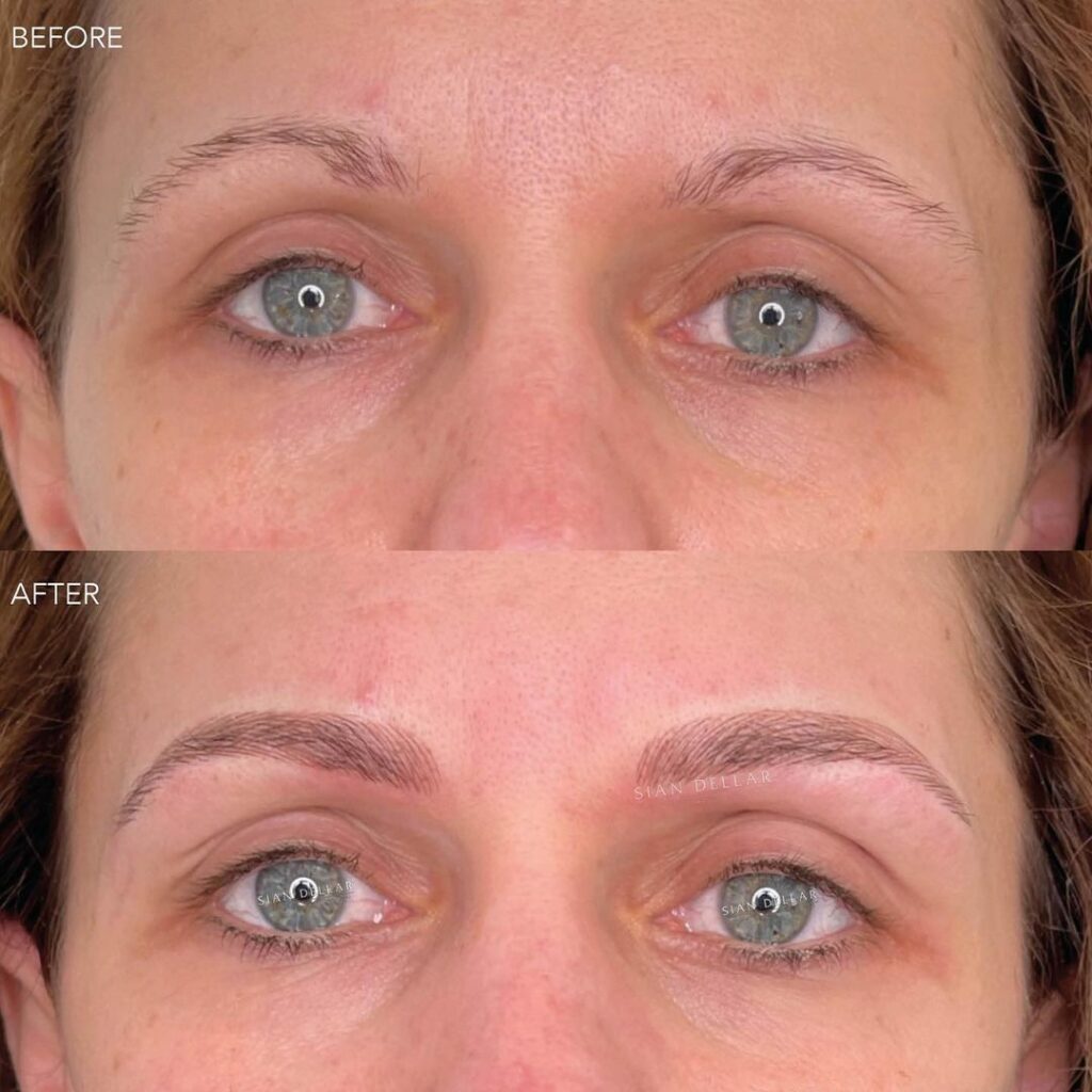 Brow reshaping to enhance your features - Sian Dellar