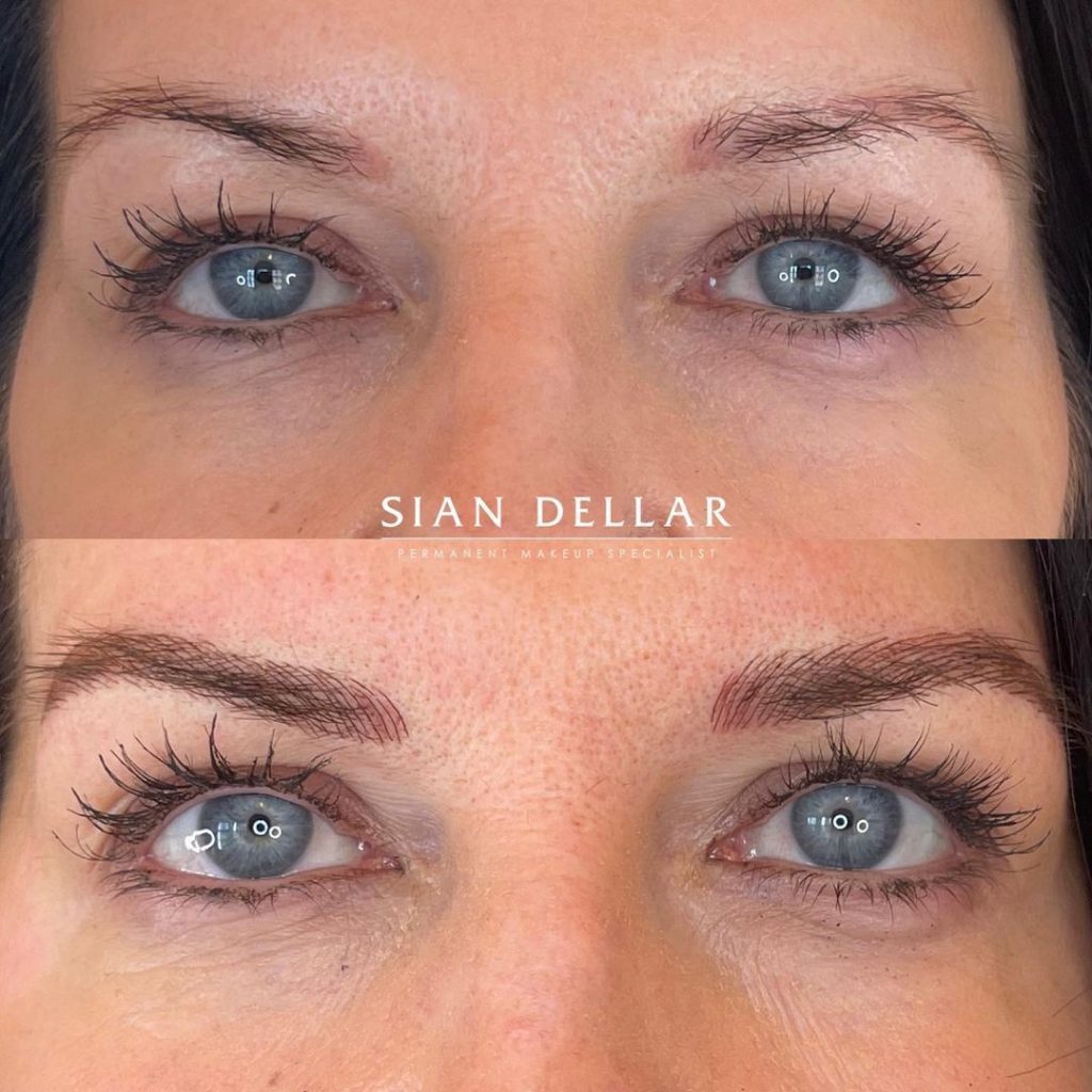 Combination brows for a fluffy, thicker realistic brows - Sian Dellar