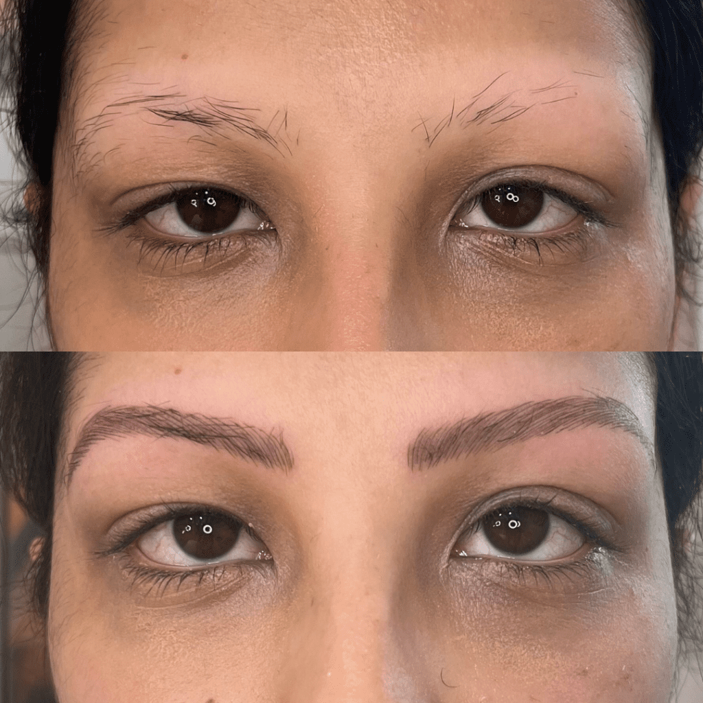 Combination brows for thinning or balding brows - Sian Dellar